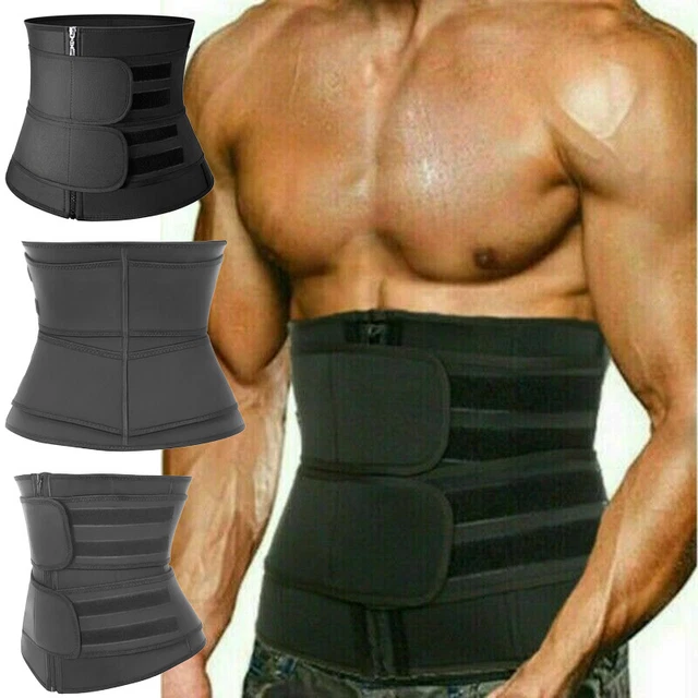 MEN WAIST TRAINER Corset Sauna Sweat Weight Loss Body Shaper Yoga Slimmer Belt £12.39 - PicClick UK