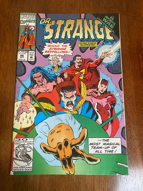 RARE VINTAGE MARVEL Comics 1992 Doctor Strange #46 1st Appearance of ...