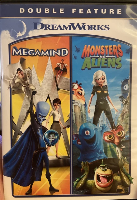 MEGAMIND/MONSTERS VS ALIENS (DreamWorks Double Feature DVD, 2018) £7.50 ...