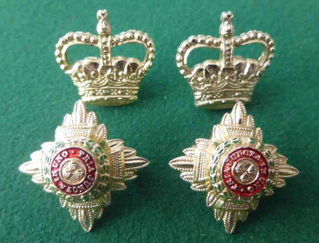 BRITISH ARMY OFFICER'S Rank Badges - Pips and Crowns - Lieutenant Colonel £7.99 - PicClick UK
