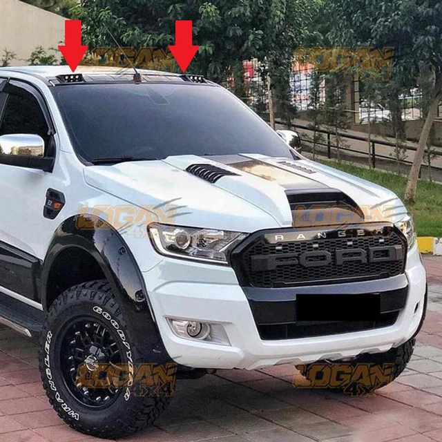 FORD RANGER BECQUET Avant Spoiler Toit avec LED Orange ou Blanc 2012 ...