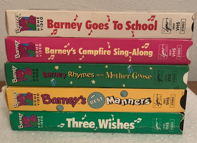VINTAGE BARNEY VHS Lot / 5 Total £48.40 - PicClick UK