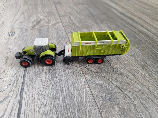 SIKU FARMER 1846 Claas Traktor mit Ladewagen Maßstab 1:87 EUR 10,00 ...