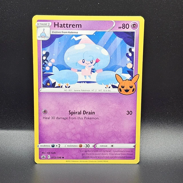 HATTREM 072/198 POKEMON Trick or Trade 2022 Regular Uncommon LP $0.99 ...