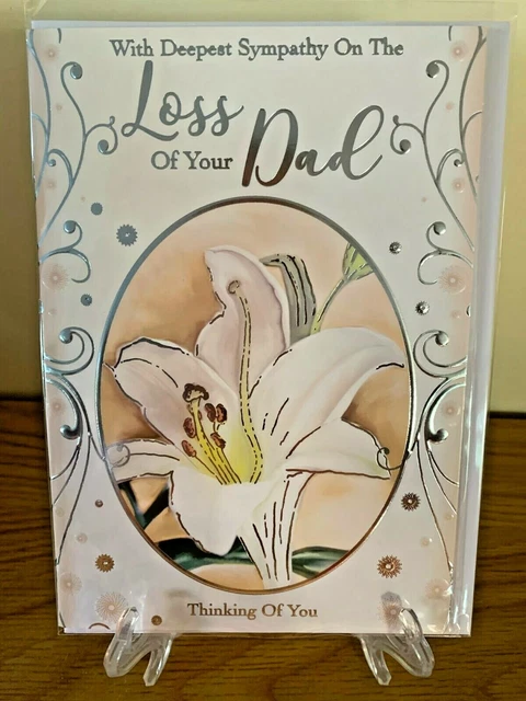 Loss Of Your Dad Sympathy Cards Bereavement Condolence Mourning £2 75