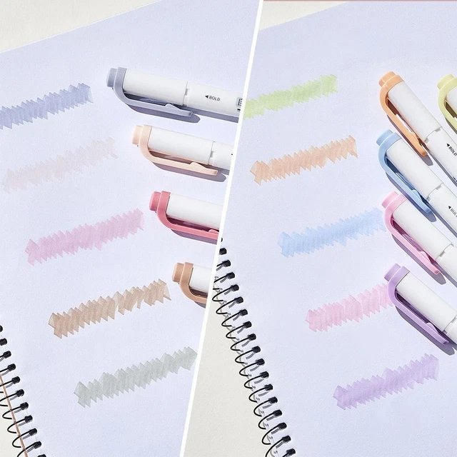 5 COLORS/SET MORANDI Color Draw Doodle Pens Marking Pen Students Gift ...