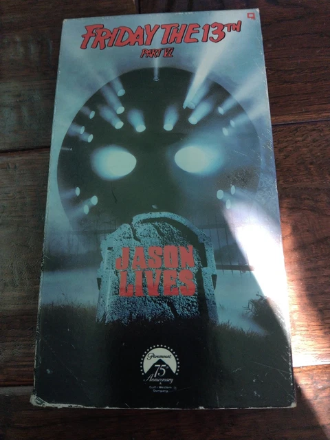 FRIDAY THE 13TH VHS Tape Horror Part 6 Jason Lives Rare Personal Copy £ ...
