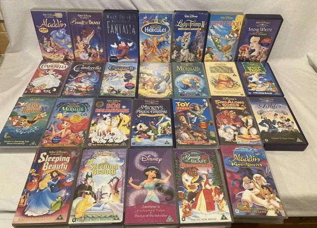 VHS CASSETTE BUNDLE - Disney Animation Collection - 26 Titles £17.99 ...