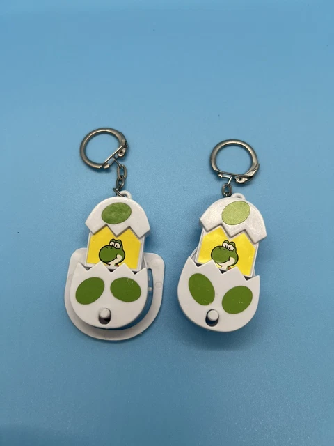 Vintage 90s Super Mario World Yoshi Egg Keychain Lot Rare Nintendo Japan 4000 Picclick Ca