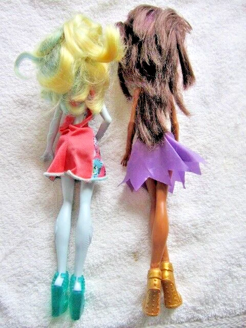 2016 MATTEL MONSTER High ~LAGOONA BLUE Emoji & CLAWDEEN WOLF ...