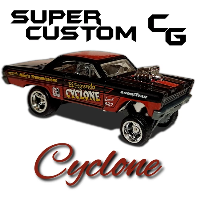 65' MERCURY COMET Cyclone Muscle Rod Drag Hot Wheels Voiture super ...