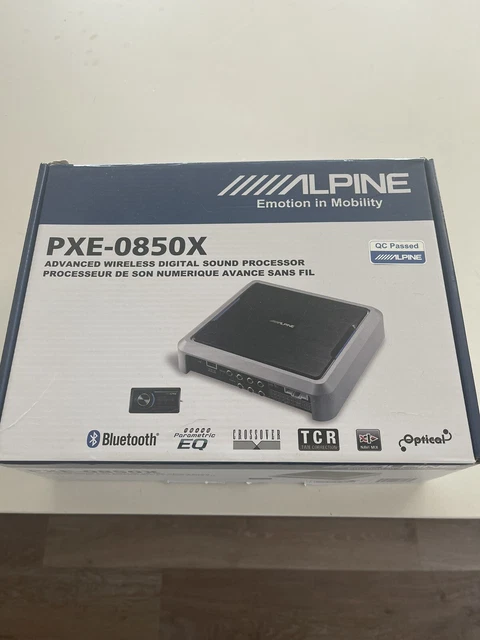 ALPINE PXE-0850X 12-CHANNEL Advanced Wireless Digital Sound Processor ...