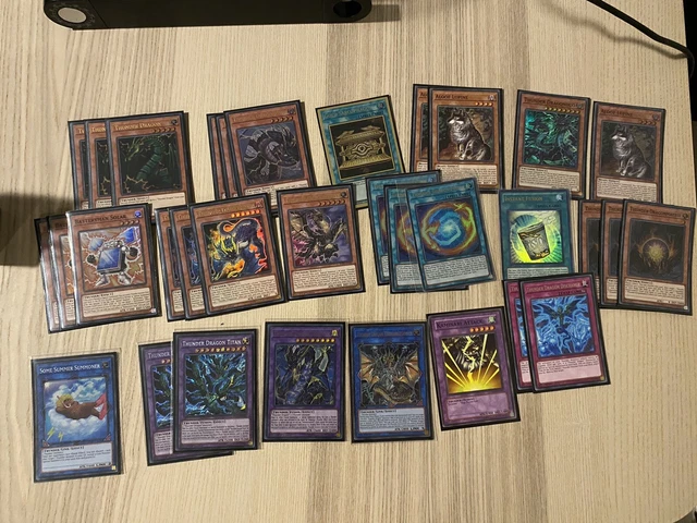 YUGIOH THUNDER DRAGON Deck Core Colossus Titan Dark Hawk Roar $320.00 ...