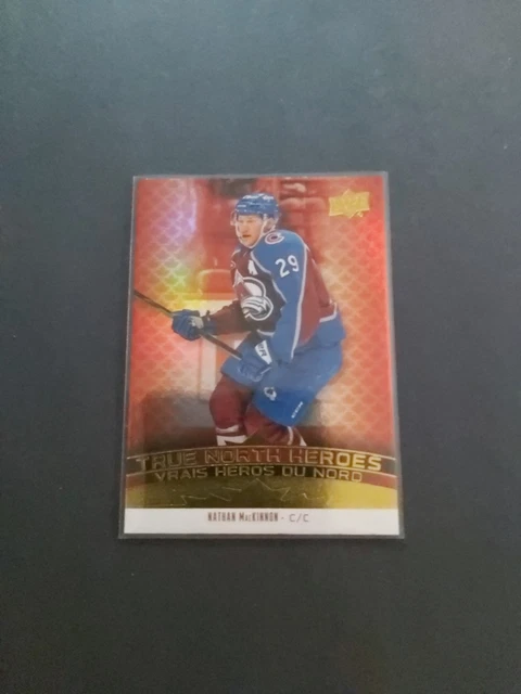 25-26 UD TIM Hortons Nathan MacKinnon True North Heroes Insert #tnh-9 ...