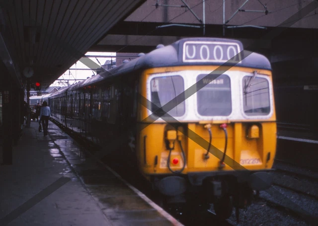 RAILWAY LOCOMOTIVE 35MM Slide – Class 312 Emu Sitting At Unknown ...