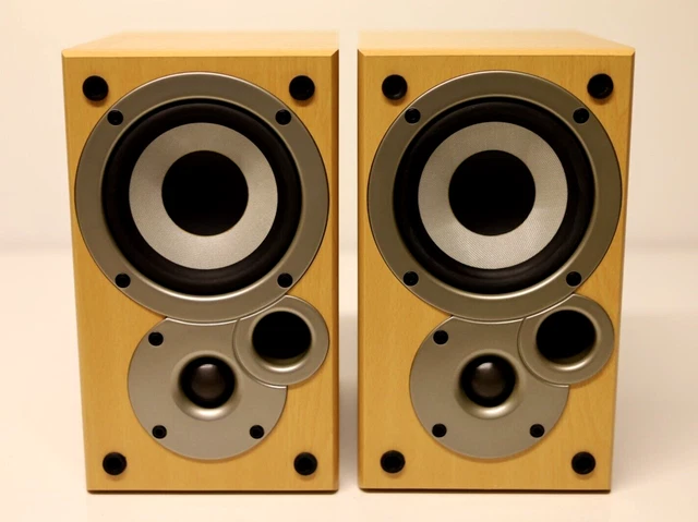 DENON MISSION SC-M50 Bookshelf Speakers Hi-Fi Stereo Loudspeakers 20 ...