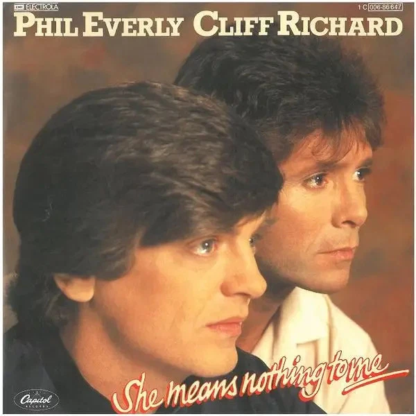 PHIL EVERLY / Cliff Richard She Means Nothing To Me Vinyl Single 7inch ...