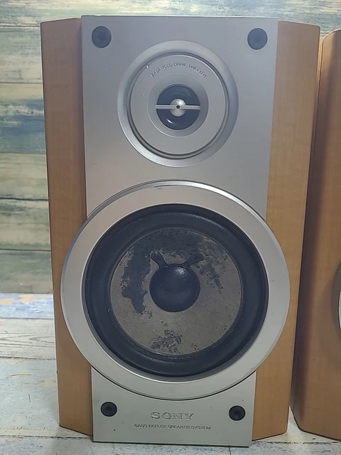 SONY SS-MD333 BOOKSHELF Speakers 6 Ohm HiFi Sound £10.80 - PicClick UK