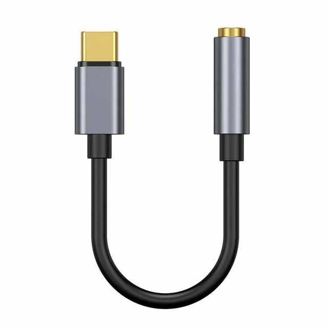 MINI USB TYPE C Male to 3.5mm Female AUX Headphone Adapter Type C Jack ...