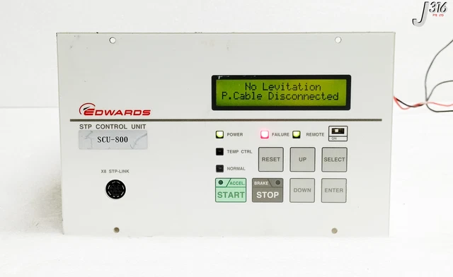 32934 EDWARDS TURBOMOLECULAR Pump Control Unit, Yt49-Z2-Z00 Scu-800 ...