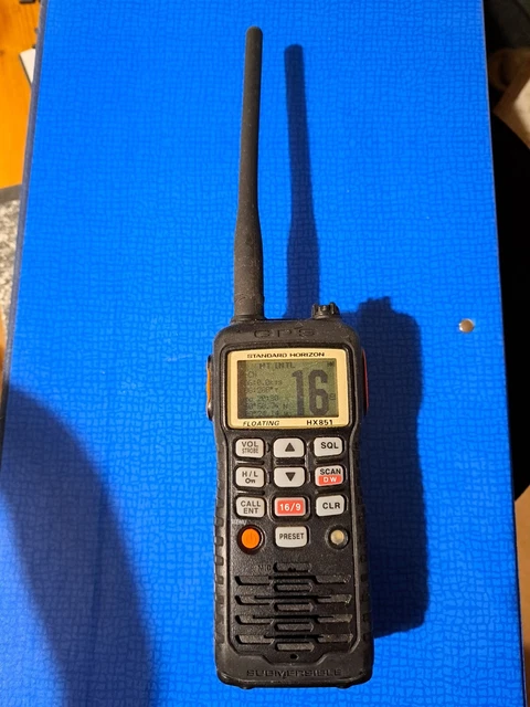 STANDARD HORIZON MARINE Hx851E Handheld Floating Vhf Radio With Dsc And ...