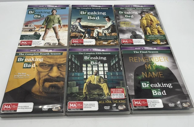 BREAKING BAD THE Complete Season 1-6 DVD Series Box Set Iron On Transfers $38.94 - PicClick AU
