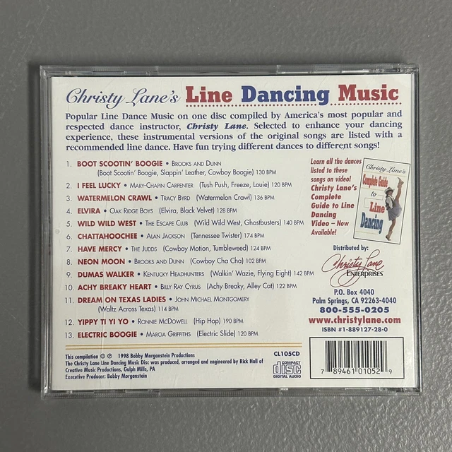 VARIOUS - CHRISTY Lane's Line Dancing Music - CD - Enhanced - **SEALED ...