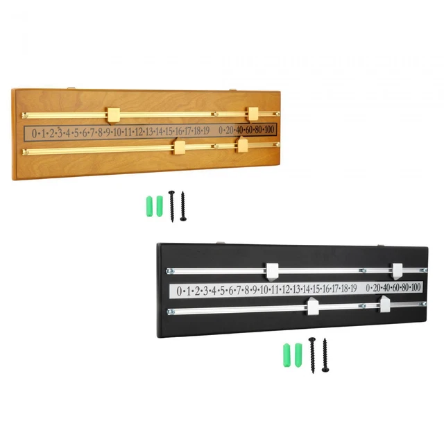 SHUFFLEBOARD WALL MOUNTED Scoreboard Snooker Game Scoring Device ...