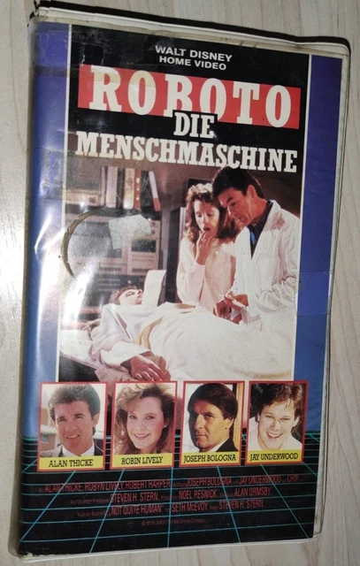 VHS WALT DISNEY Home Video ROBOTO DIE MENSCH-MASCHINE 1987 Not Quite ...
