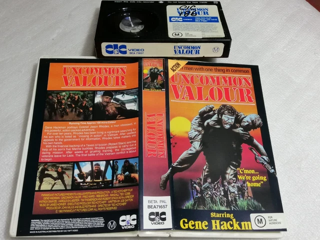 UNCOMMEN VALOUR - RARE 1983 Australian CIC Betamax 1st Issue - WAR ...