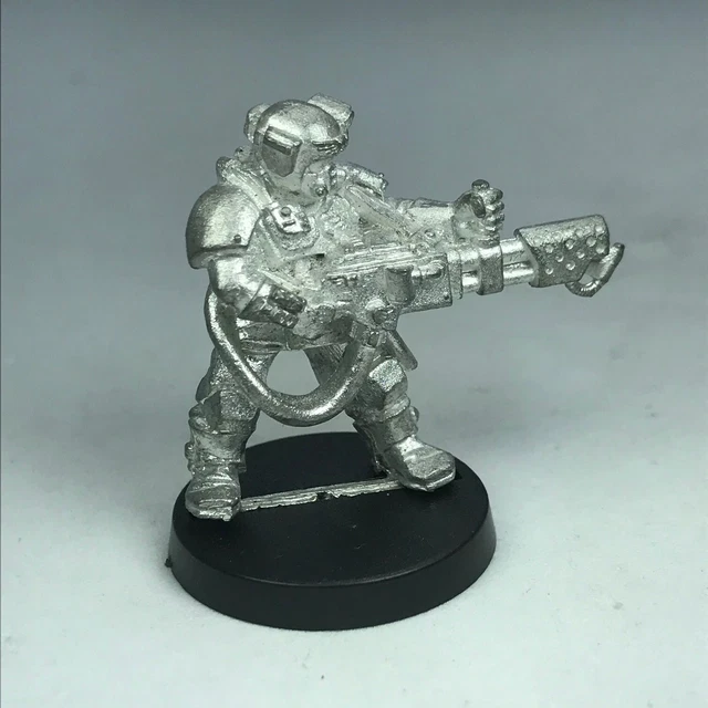 METAL IMPERIAL GUARD Kasrkin Stormtrooper Flamethrower - Warhammer 40K ...