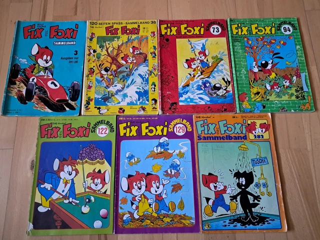 ROLF KAUKA´S FIX + Foxi-Sammelbände - Konvolut Comic-Paket Einzelteile ...