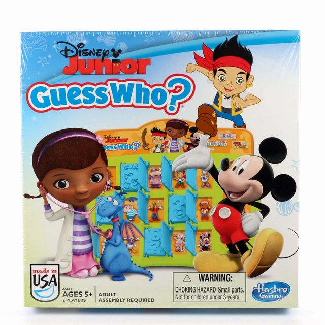DISNEY JUNIOR GUESS Who Game Hasbro Gaming Mickey Mouse Clubhouse 2013 ...