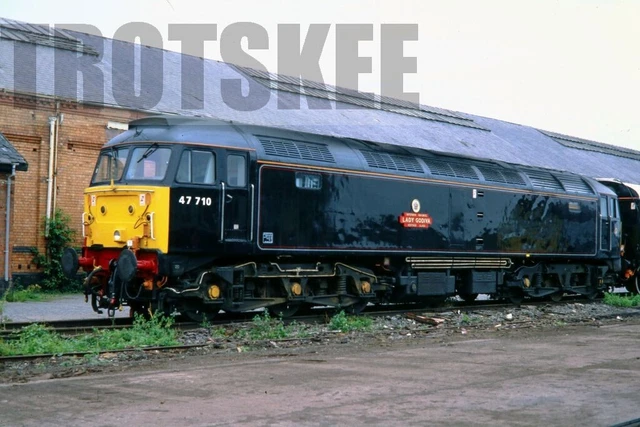 35MM SLIDE BR British Railways Diesel Loco 47710 Class 47 Crewe 1994 Orig £4.98 - PicClick UK