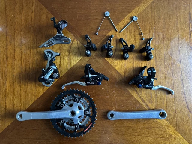 RETRO MOUNTAIN BIKE Shimano Deore LX Groupset M-560 Shifters 3x7 Canti ...