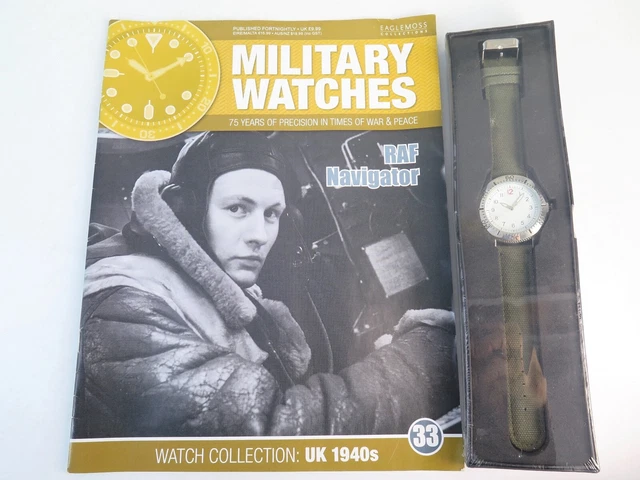 MILITARY WATCHES MAGAZINE Vol 33: UK 1940s RAF Navigator by Eaglemoss ...
