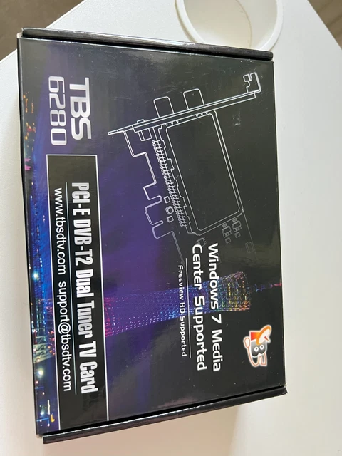 TBS DVB-T2 DUAL Digital Tv Card Pcie Freeview TBS6280 £89.19 - PicClick UK