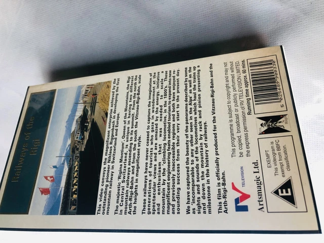 VIDEO TAPE VHS Train Railways Of The Rigi NO MOULD Vintage ra £18.89 ...