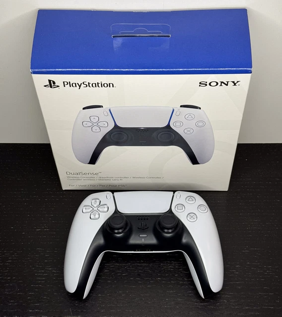 DUALSENSE PS5 + scatola CONTROLLER ORIGINALE Bianco Joystick Sony ...