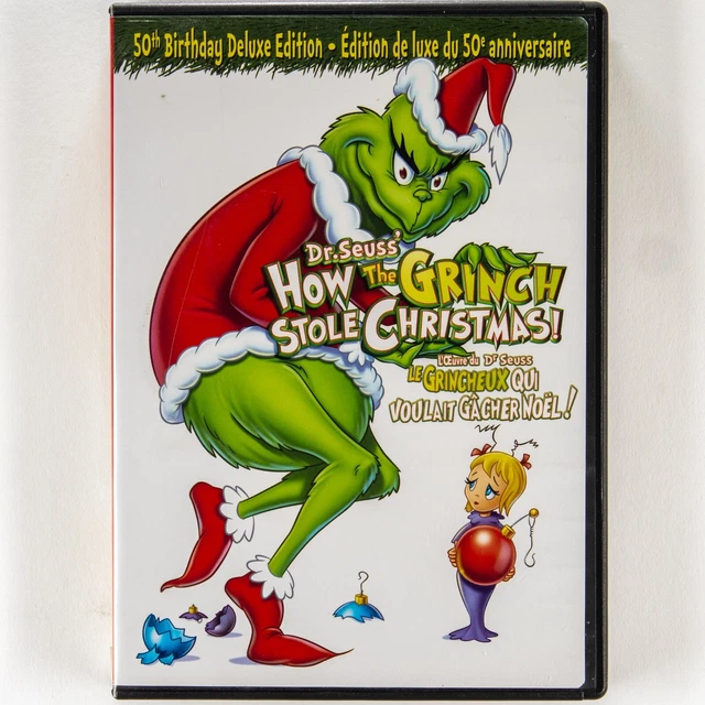 HOW THE GRINCH Stole Christmas DVD - 1966 Animated Cartoon - Bilingual ...