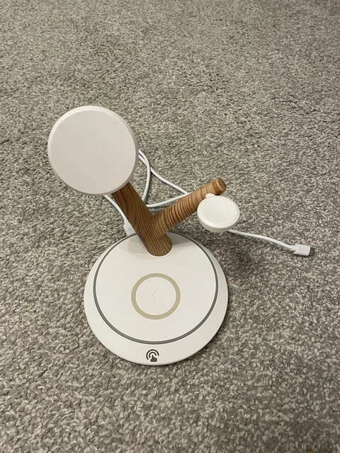 TREE BRANCH DESIGN 3-in-1 15w Magnetic Wireless Charger For iPhone £14. ...