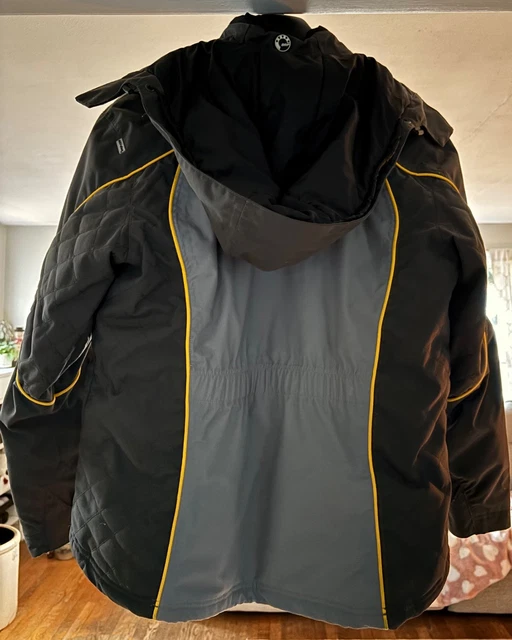 SKI-DOO SNOWMOBILE JACKET RPM BRP Insulated Gray Yellow Women's Large ...