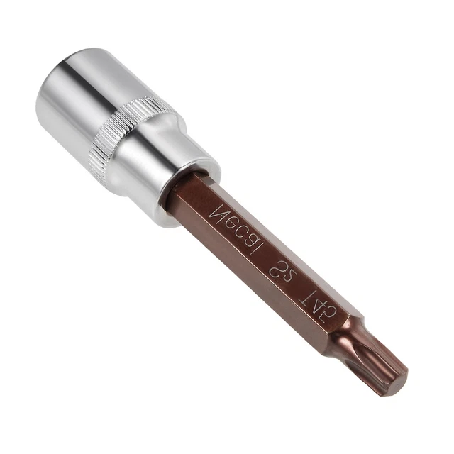 1/2-INCH DRIVE T45 Torx Bit Socket S2 Alloy Steel 100mm Length $21.56 ...