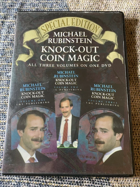 KNOCK OUT COIN Magic Michael Rubinstein Three Volumes On One DVD £34.99 ...