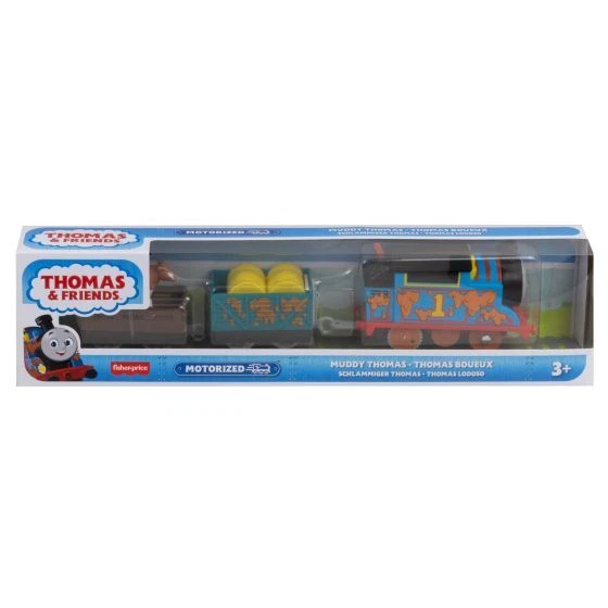 THOMAS & FRIENDS Muddy Thomas Children's Motorized Train Toy Play Set ...