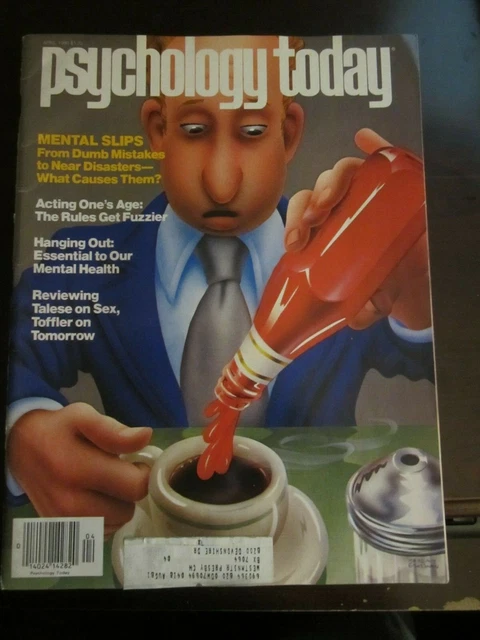 PSYCHOLOGY TODAY MAGAZINE April 1980 Mental Slips What Causes Them L47 ...