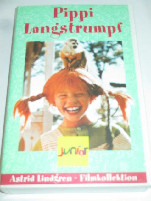 JUNIOR - PIPPI Langstrumpf - VHS/Inger Nilsson/Astrid Lindgren/Taurus ...