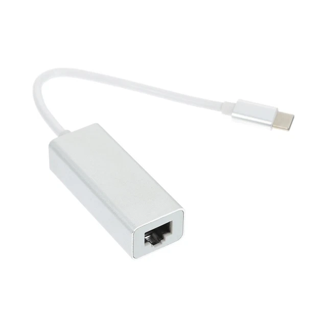 USB TYPE-C LAN Internet Network Adapter 100Mbps Wired Network Card ...