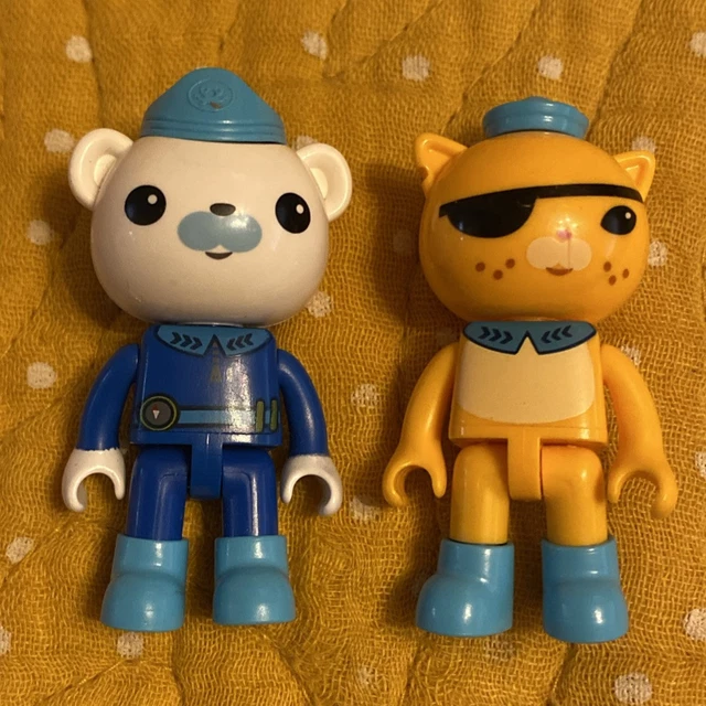 CBEEBIES OCTONAUTS ENLIGHTEN Building Blocks Figures Kwazii Captain ...