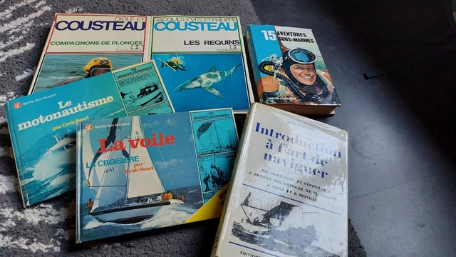 LIVRE MER COUSTEAU Searl Randier Naviguer Sous Marines Voile ...